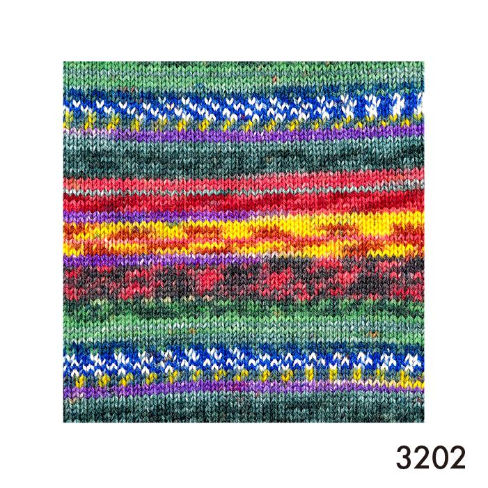 Opal 毛糸 Hundertwasser 3202 : 竹あみ針と手芸用品のお店 趣芸 - 通販 - Yahoo!ショッピング