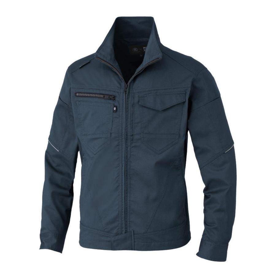 コーコス信岡 ストレッチブルゾン ネイビー LL AG-3180 作業服 作業着 上着 ジャケット ワークウェア : ダイユーエイト収納ナビ.com - 通販 - Yahoo!ショッピング