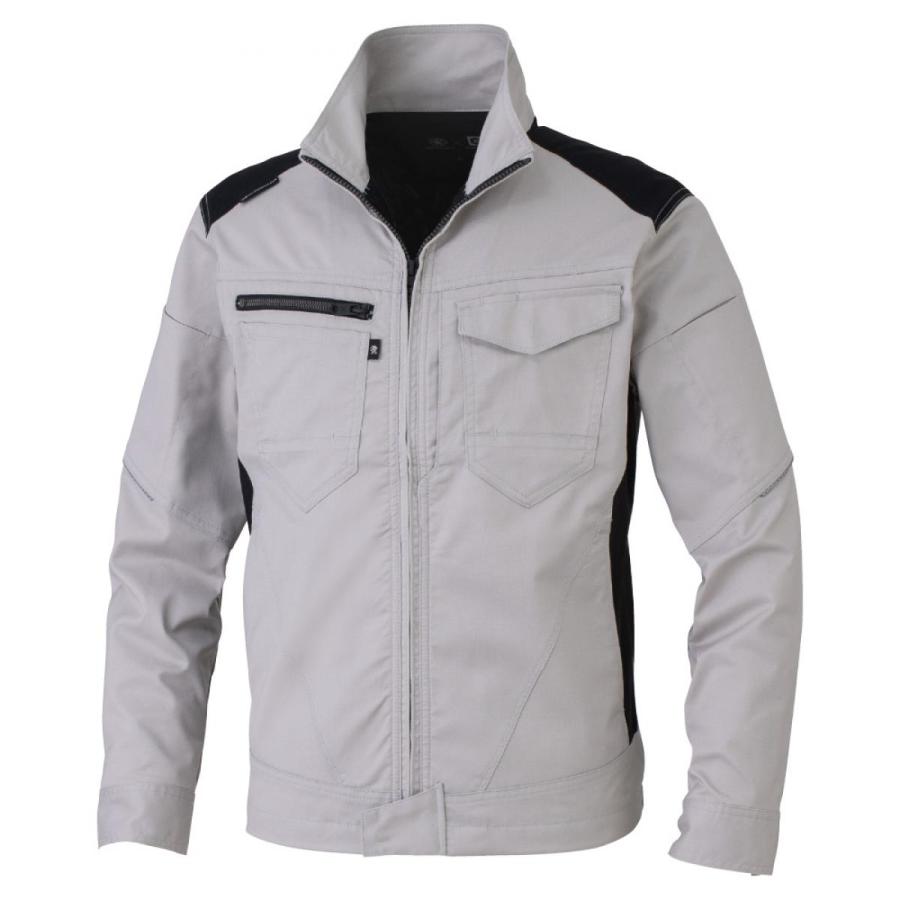 コーコス信岡 ストレッチブルゾン シルバー L AG-3180 作業服 作業着 上着 ジャケット ワークウェア : 4536527747716 : ダイユーエイト収納ナビ.com - 通販 ...