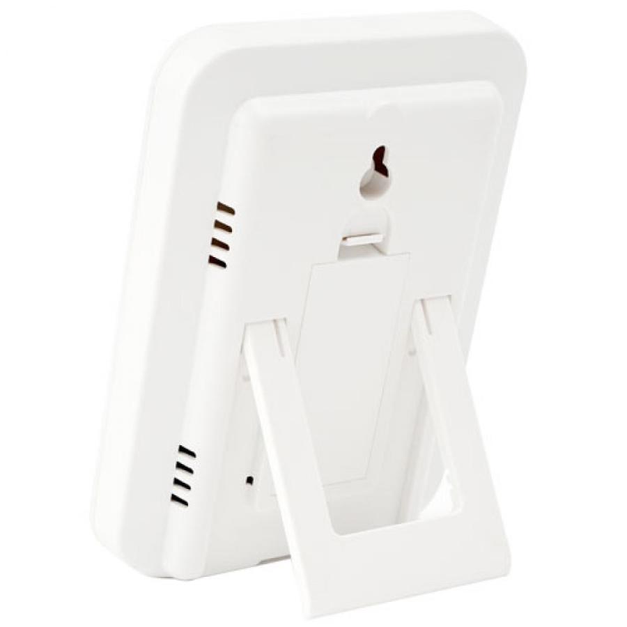 【在庫有・即納】保土ヶ谷電子 Formia(フォルミア) 温度計・湿度計 HO-003 ホワイト 熱中症 インフルエンザ 予防 時計 カレンダー : ダイユーエイト収納ナビ.com - 通販 ...