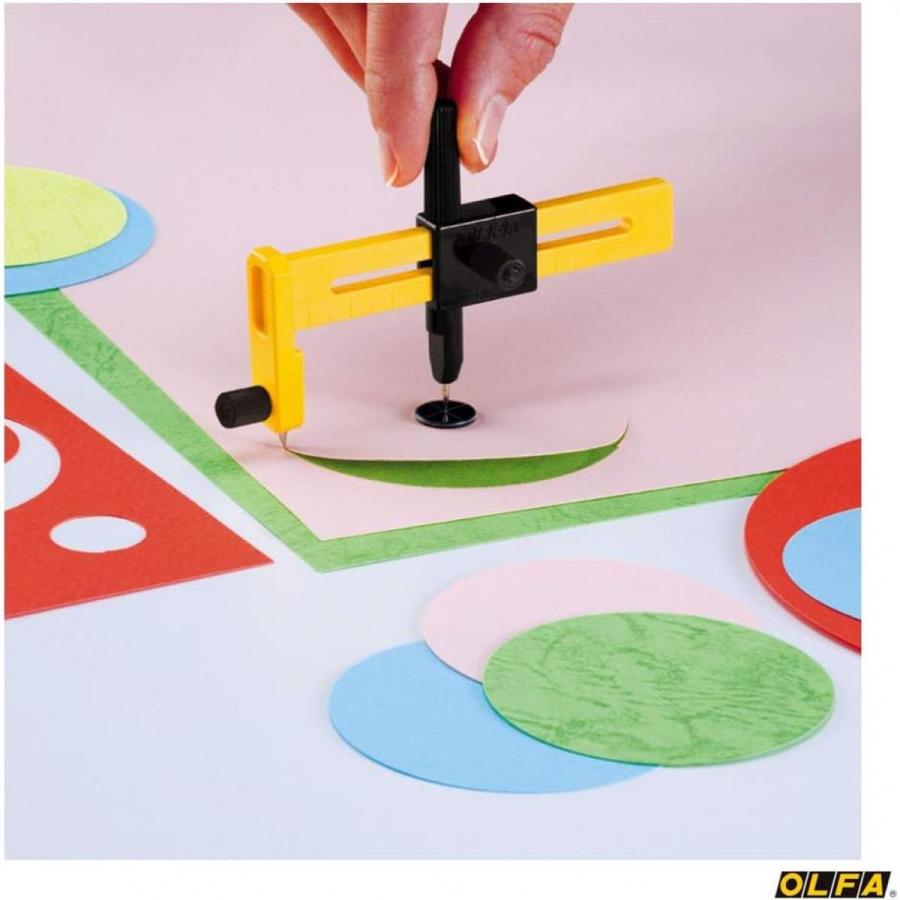 OLFA オルファ コンパスカッター 57B 円形 カッター 替刃式 丸く 切れる 工作 掲示板 幼稚園 保育園 図工 : ダイユーエイト収納ナビ.com - 通販 - Yahoo!ショッピング