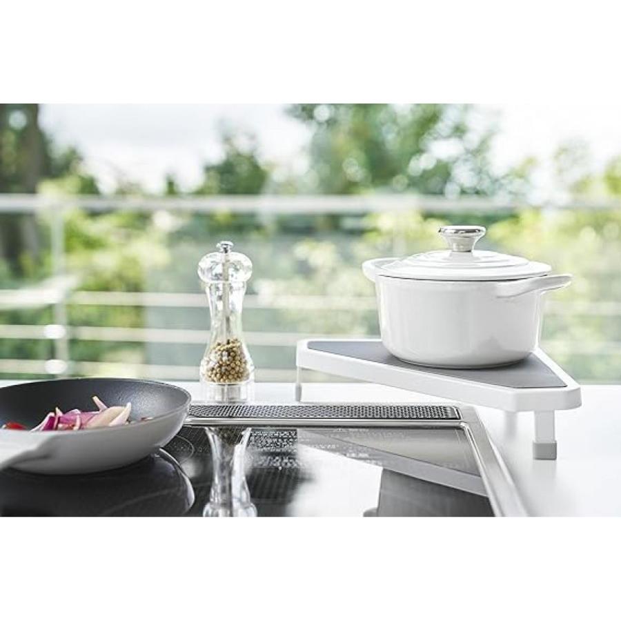 山崎実業 コンロ奥ラック コンロコーナーラック ホワイト 3569 : ダイユーエイト収納ナビ.com - 通販 - Yahoo!ショッピング