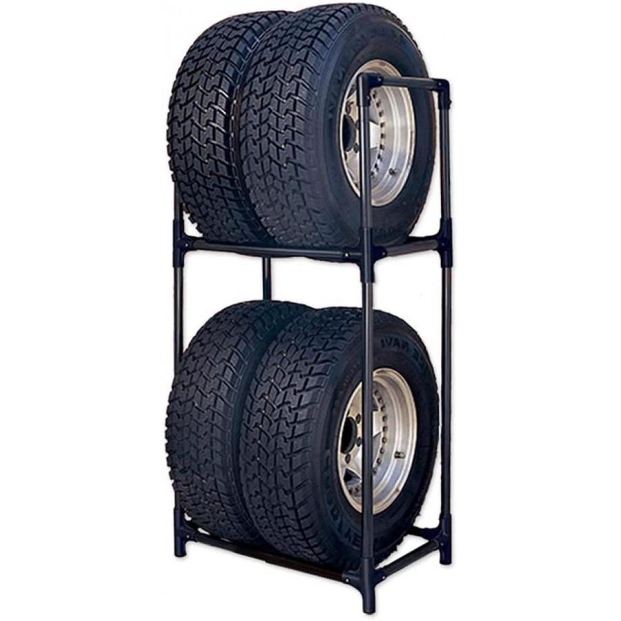 IRIS OHYAMA アイリスオーヤマ タイヤラック KTL-710 ブラック 耐荷重120kg 大型ミニバン・SUV用タイヤ4本【お客様組立】 : ダイユーエイト収納ナビ.com - 通販 ...