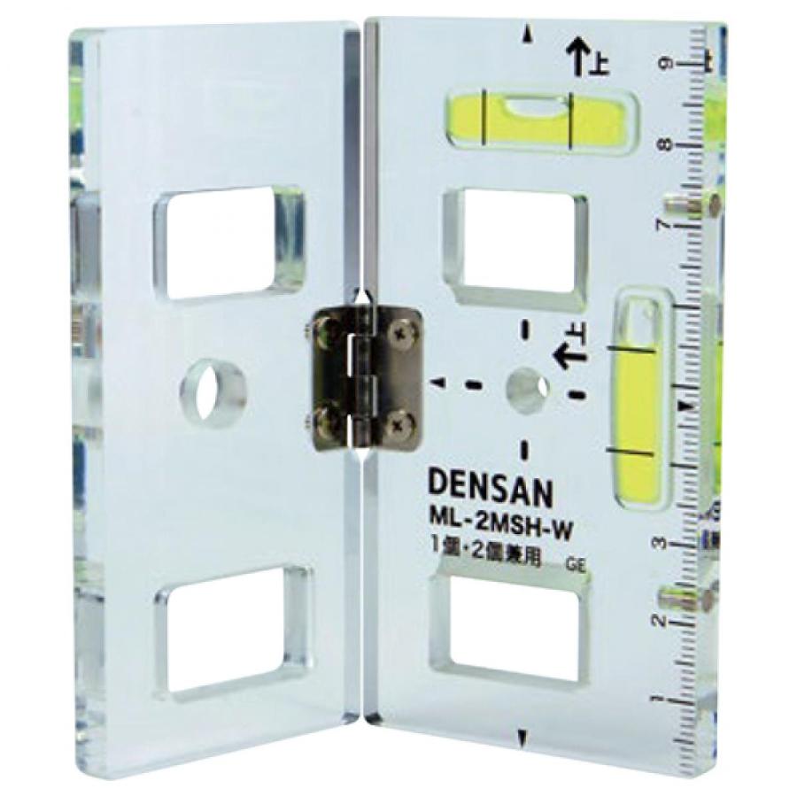 デンサン スイッチボックスケガキレベル 1個・2個兼用 強力磁石 目盛付 ML-2MSH-W DENSAN : ダイユーエイト収納ナビ.com - 通販 - Yahoo!ショッピング