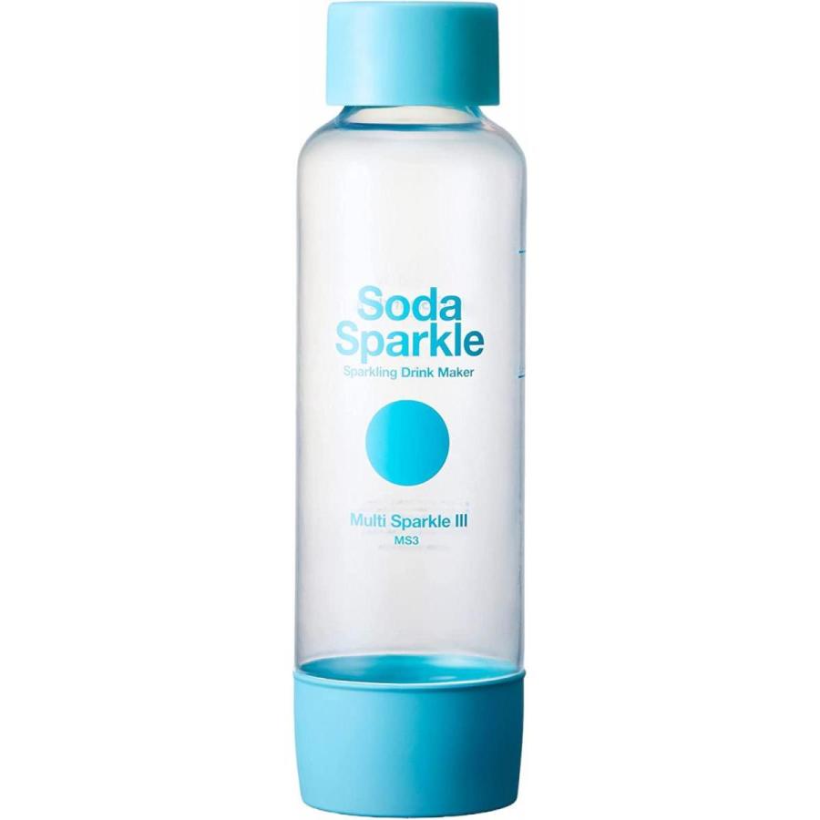 ソーダスパークル Soda Sparkle マルチスパークル3 セルリアンブルー MS3-BL 炭酸水メーカー 電源不要 持ち運び 水以外OK 炭酸化 ソーダメーカー : ダイユーエイト収納 ...