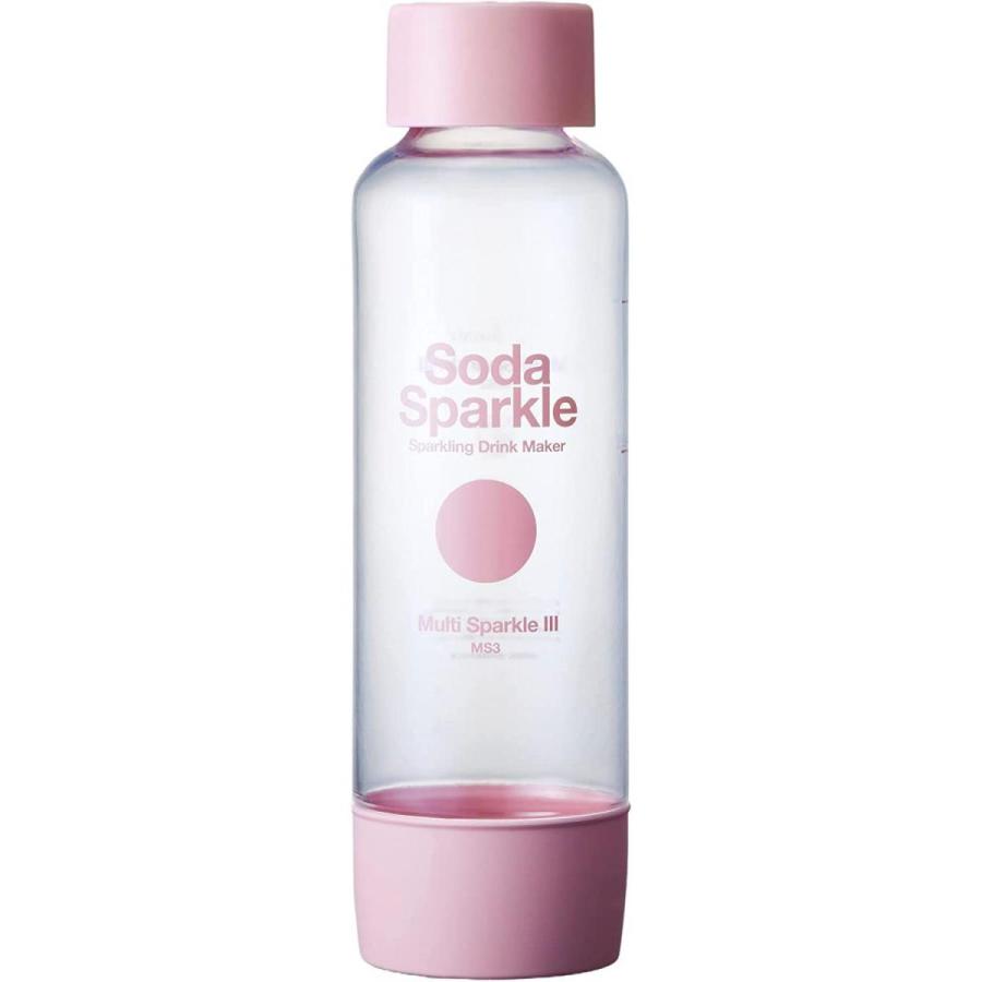 ソーダスパークル Soda Sparkle マルチスパークル3 ローズピンク MS3-PK 炭酸水メーカー 電源不要 持ち運び 水以外OK 炭酸化 ソーダメーカー :4954319120125 ...