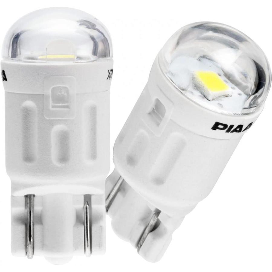 PIAA ポジション LED バルブ 100lm 6600K 2個入 蒼白色 LEP138 車検対応 HV&EV車対応 ポジション用バルブ 12V 1.0W T10 ルーム ライセンス ...