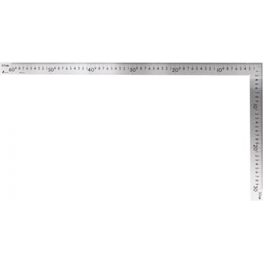 シンワ（工具） シンワ測定 曲尺 中金普及型 ステン 60×30cm 表裏同目 63410 : ダイユーエイト収納ナビ.com - 通販 ...