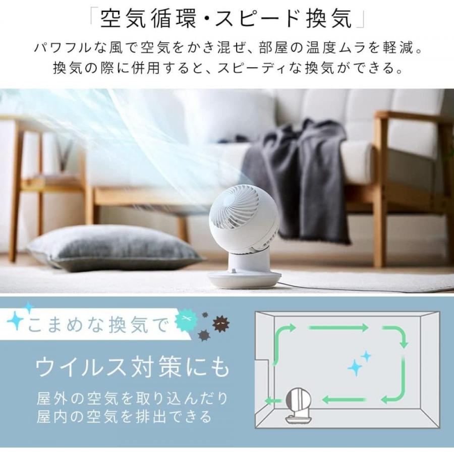 IRIS OHYAMA アイリスオーヤマ サーキュレーターmini PCF-SM122-H グレー 軽量 小さめ コンパクト 風量3段階 首振り 〜8畳 : ダイユーエイト収納ナビ.com ...