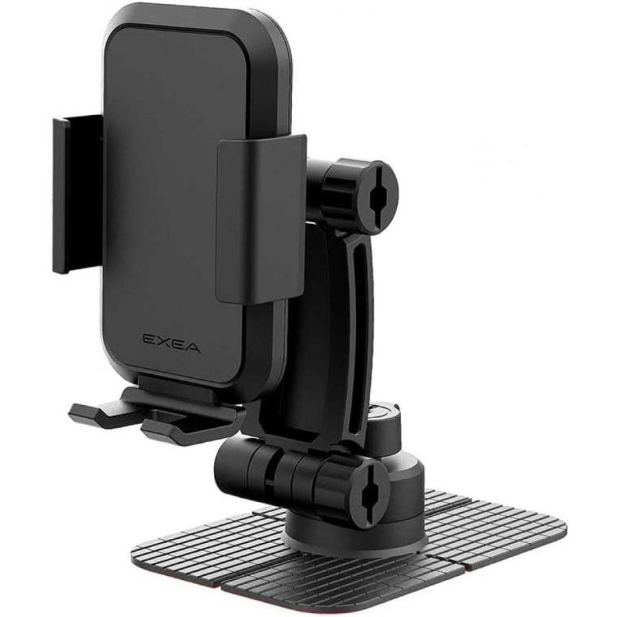 星光産業 EXEA エクセア スマホホルダー ブラック EC-237 車用 カー用品 曲面にも貼れる ダッシュボード取付 スマホ置き スマホ差込タイプ : ダイユーエイト収納ナビ.com ...