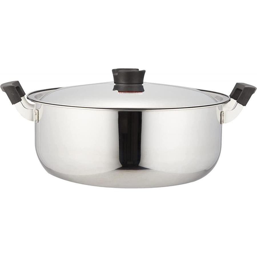 ベストコ 郷の味鍋 36cm ステンレス 鍋 ND-6019 両手鍋 IH オール熱源対応 ミラー仕上げ 持ちやすい フタ付 : ダイユーエイト収納ナビ.com - 通販 - Yahoo!ショッピング