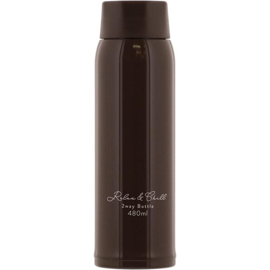 ベストコ イリディセント 2wayボトル 480ml シャインブラウン ND-8345 水筒 スポーツドリンク対応 保温/保冷両用 真空断熱構造 : 4975970254844 : ダイユー ...