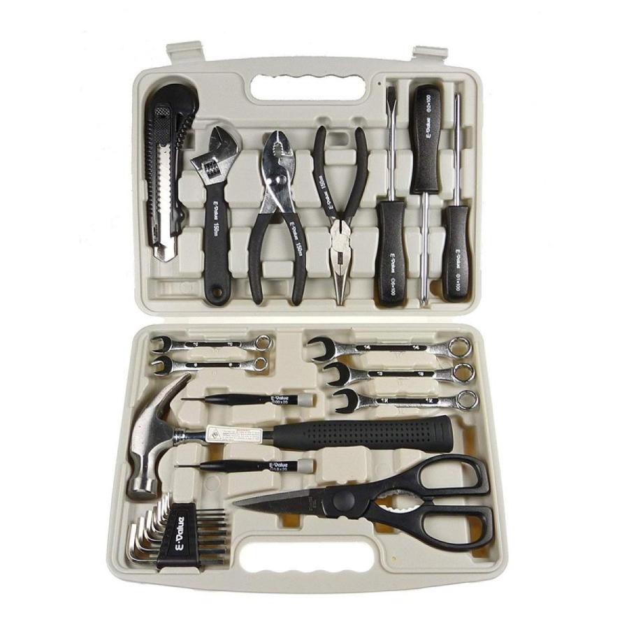 E-Value ホームツールセット 日曜大工・住まいのメンテナンス用 24点組 ETS-24H : ダイユーエイト収納ナビ.com - 通販 - Yahoo!ショッピング