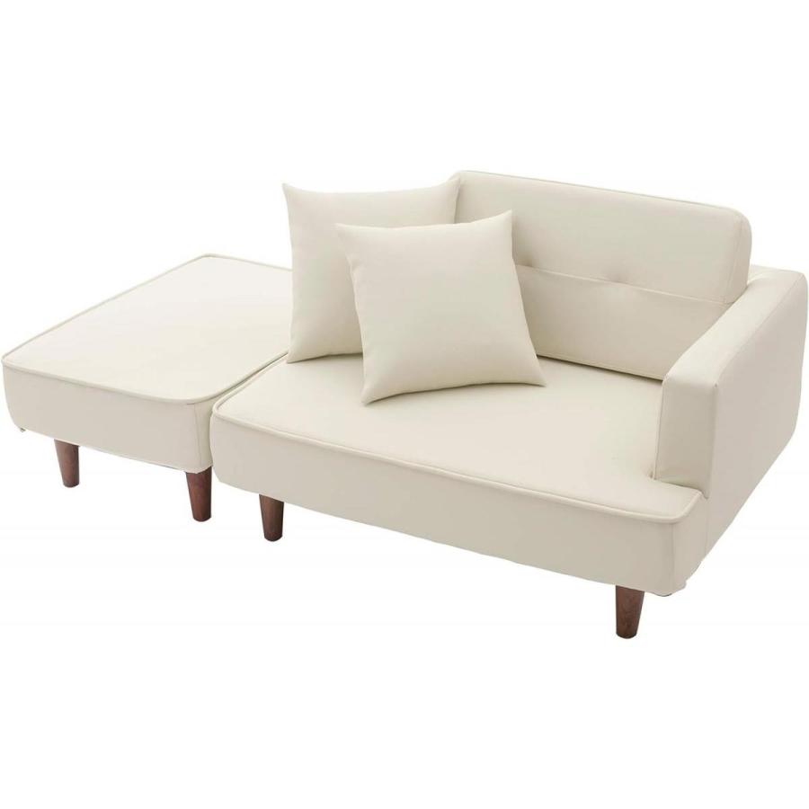 【I】セルタン CELLUTANE カウチソファ NAP 2人掛け 脚置き付 PVC レザー ブラック 黒 A969p-597BK コンパクト ソファ【受注生産品】 : ダイユーエイト収納ナビ ...