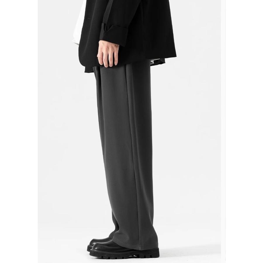 ワイドパンツ メンズ スーツパンツ イージーパンツ スラックスパンツ