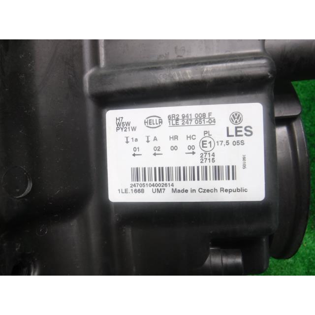 VW ポロ DBA-6RCBZ 右ヘッドランプ/ヘッドライト TSIコンフォートライン HELLA 6R2941008F : 鈴木商会ヤフー ...