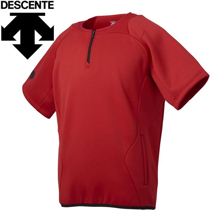 DESCENTE デサント 野球 半袖バリアフリース メンズ DBX-2763-RED : Szone スポーツ - 通販 - Yahoo ...