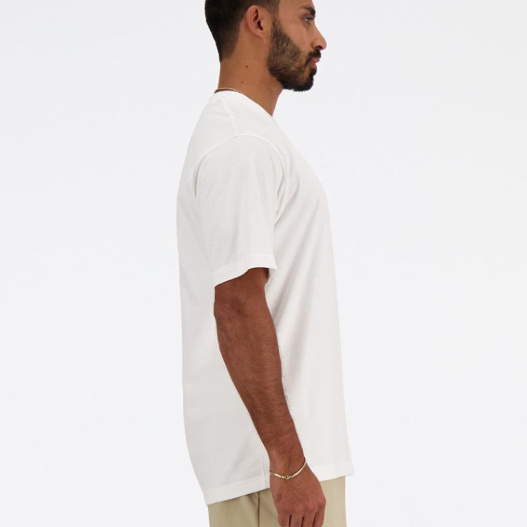 【ポイント10倍】 ニューバランス New Balance Small logo ショートスリーブTシャツ MT41509-WT メンズ ...
