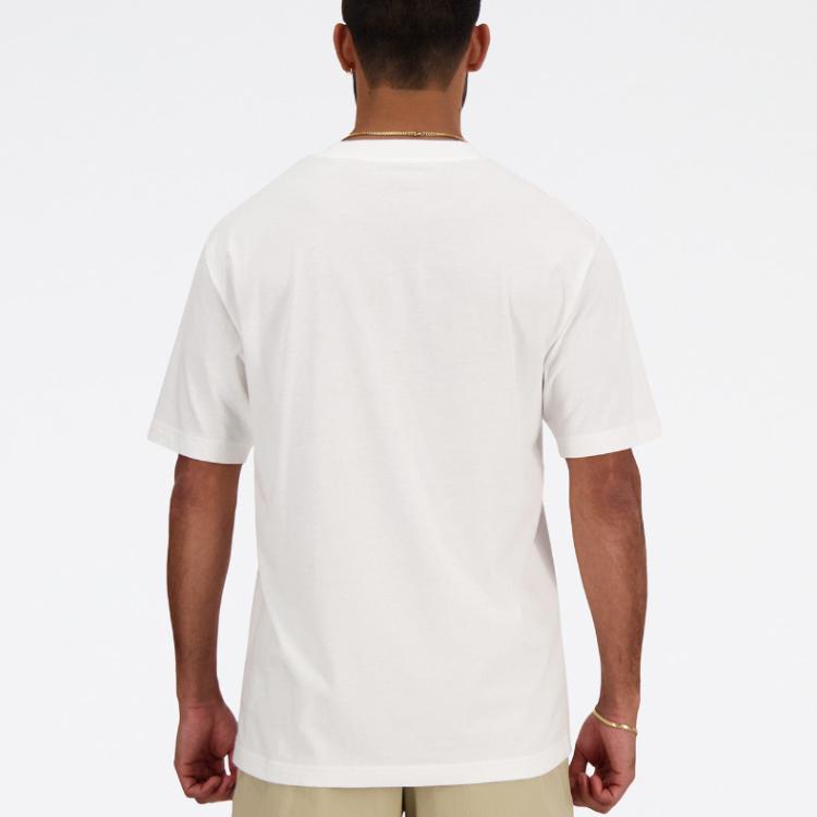 【ポイント10倍】 ニューバランス New Balance Small logo ショートスリーブTシャツ MT41509-WT メンズ ...