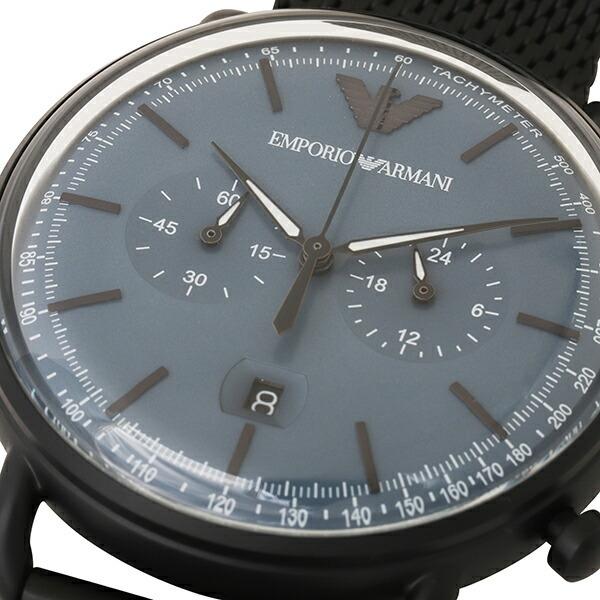 エンポリオアルマーニ アビエーター 腕時計 EMPORIO ARMANI AR11201 ブルー 青 新品電池で安心出荷 : ea11201 ...