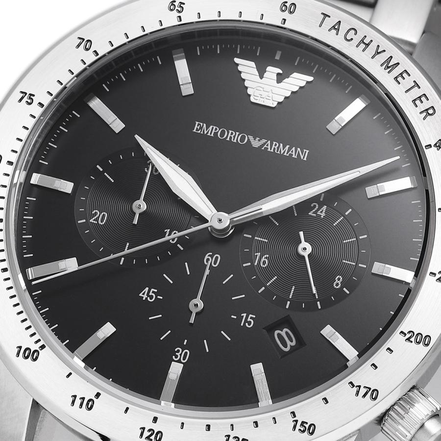 エンポリオアルマーニ マリオ 腕時計 EMPORIO ARMANI AR11241 ブラック 黒 新品電池で安心出荷 : ea11241 ...
