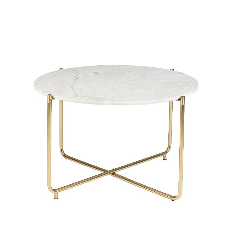 ZUIVER TIMPA MARBLE COFFEE TABLE センターテーブル 大理石 幅70cm ホワイト マーブル 北欧 円形 ...