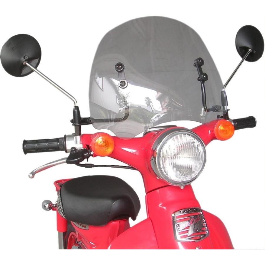旭風防 af LC-08 ショートバイザー リトルカブ 612919 : 2輪・4輪用品のショップt-joy - 通販 - Yahoo!ショッピング