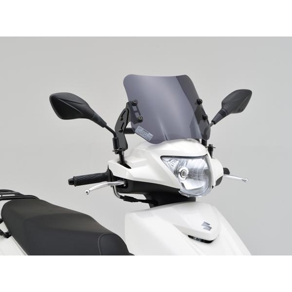 DAYTONA（デイトナ） ウインドシールドSS 車種別キット アドレス125(’18-’20)用 17295 : 2輪・4輪用品のショップt ...