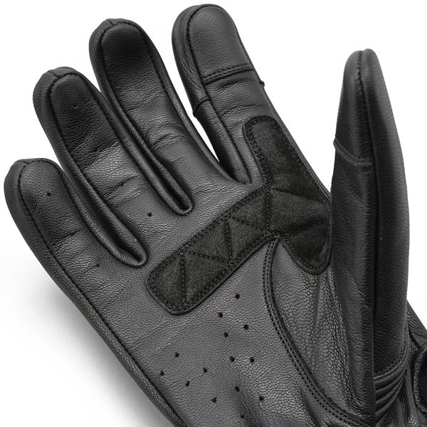 DAYTONA (デイトナ) グローブ Lサイズ ブラック ゴートスキン ソフトプロテクター 本革 ヴィンテージライン HBG-063 ...