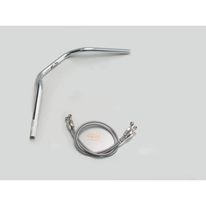 ハリケーン POLICE 2型 ハンドルSET CB1300SB（05-09 SC54） ABS無車 クロームメッキ H002-070C : hurricane-h002-070c : 2輪 ...