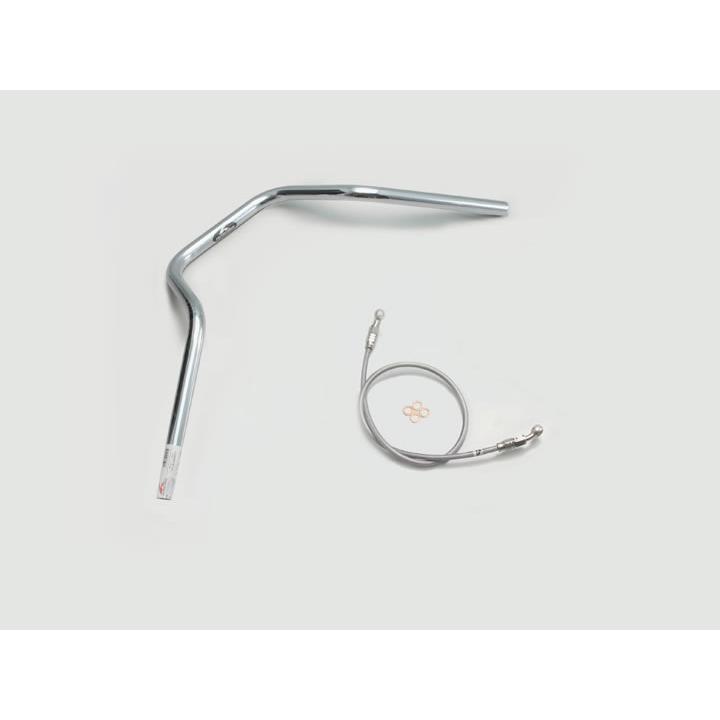 HURRICANE ハリケーン POLICE 4型 ハンドルSET FTR223（00-16 MC34）(サイドゼッケン付) クロームメッキ H017-068C : 2輪・4輪用品のショップt ...