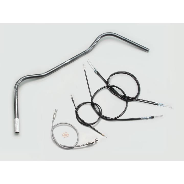 HURRICANE ハリケーン ワイドローオールド2型 ハンドルSET FTR223（00-16 MC34）(サイドゼッケン付) ブラック H017-075B : 2輪・4輪用品のショップt ...