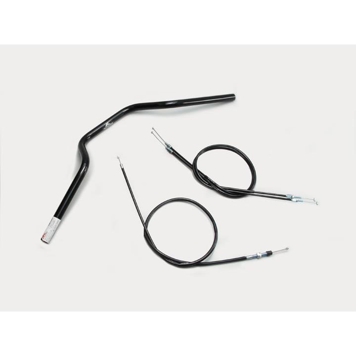 HURRICANE ハリケーン ヨーロピアン3型 ハンドルSET FTR223（00-16 MC34）(サイドゼッケン付) ブラック H018-072B : 2輪・4輪用品のショップt-joy ...