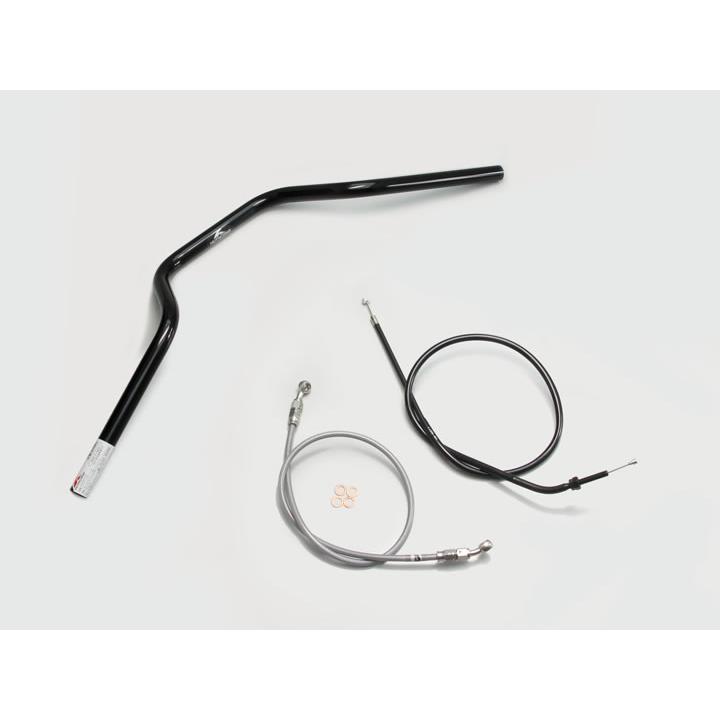 HURRICANE ハリケーン ヨーロピアン 3型 ハンドルSET GROM (16-20 JC61-1300001-/JC75) キャブ車 ブラック H024-072B : 2輪・4輪用品の ...