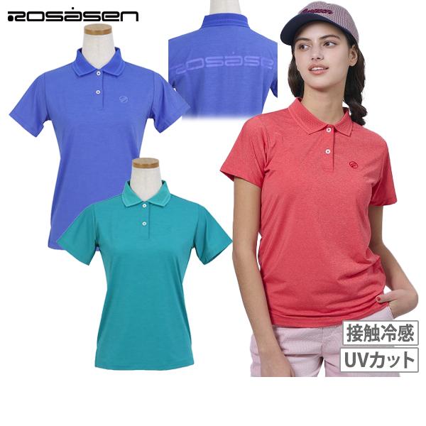 Rosasen 【40％OFFセール】ポロシャツ レディース ロサーセン ROSASEN 2025 春夏 新作 ゴルフウェア 045 ...