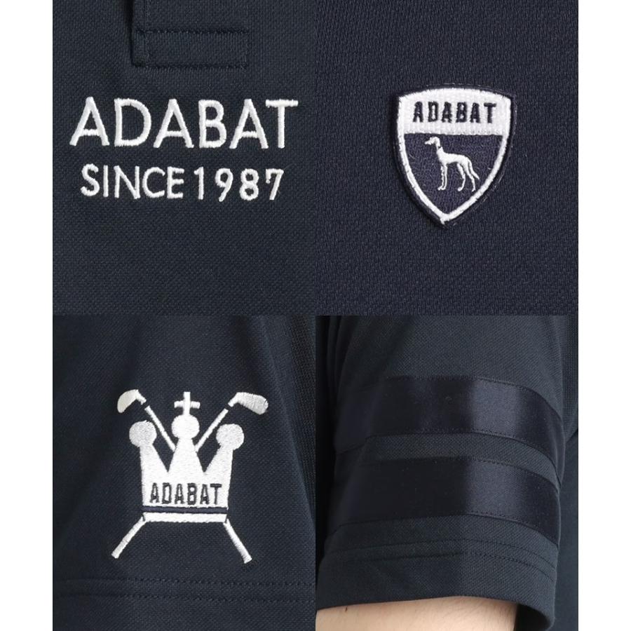 adabat 【30％OFFセール】ポロシャツ メンズ アダバット ゴルフウェア 082-11015-k : t-on ゴルフウェア - 通販 - Yahoo!ショッピング