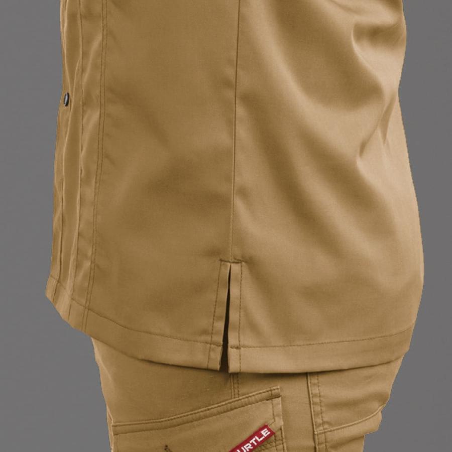 BURTLE ブルゾン 無地 バートル 長袖シャツ(ユニセックス)[1711シリーズ]1715 男女兼用 メンズ レディース 作業服 作業着 仕事 ワークウェア SS-LL : 無地Tシャツ ...