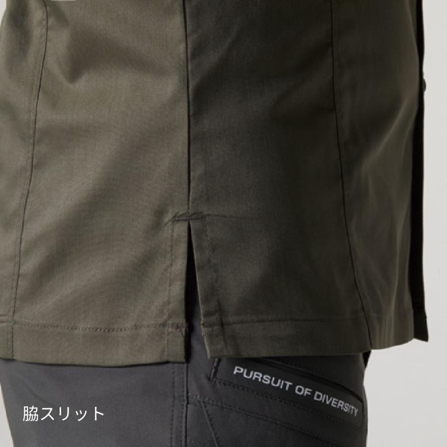 BURTLE シャツ メンズ 無地 バートル 長袖シャツ（ユニセックス）[6211シリーズ] 6215 男女兼用 ジャケット 作業服 作業着 作業 仕事 ワークウェア 定番 S-LL : 無地 ...