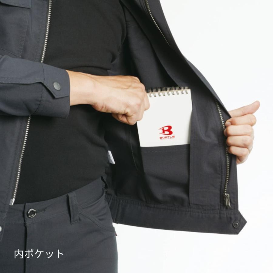 BURTLE シャツ メンズ 無地 バートル 長袖シャツ（ユニセックス）[9091シリーズ] 9095 男女兼用 ユニセックス 作業服 作業着 仕事 定番 ワークウェア SS-LL : 無地T ...