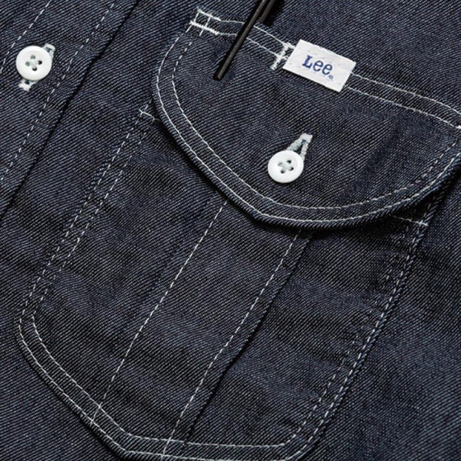 Lee シャツ 長袖 (リー) レディース ワーク 長袖シャツ lws43001 女性用 デニム ストレッチ ヒッコリー S M L XL : 無地Tシャツ Tshirt.st - 通販 ...