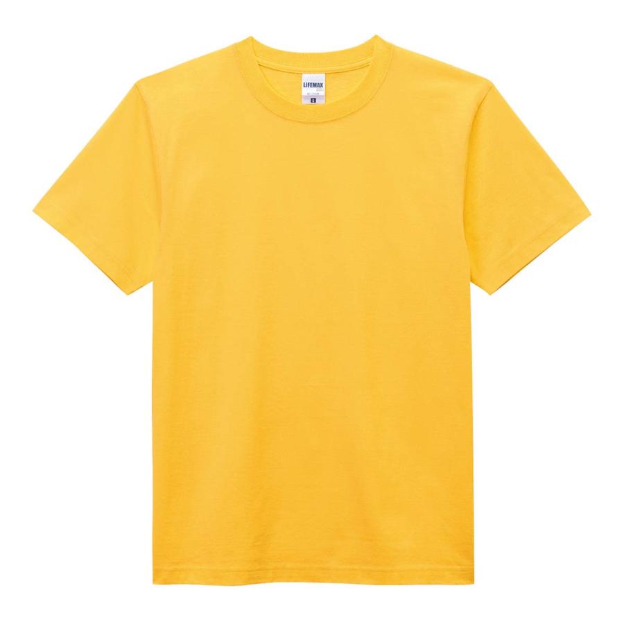 tシャツ 無地 LIFEMAX ライフマックス 6.2オンス ヘビーウェイト Tシャツ カラー MS1149 キッズ 厚手 子ども用 運動会 イベント イエロー オレンジ など : 無地T ...