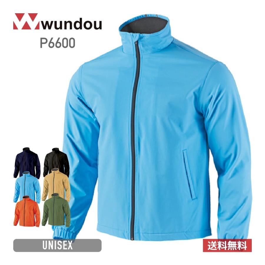 ウインドブレーカー メンズ 無地 wundou ウンドウ ウインドブレーカージャケット P6600 チームウェア スポーツ ランニング ユニフォーム 防風 保温 ストレッチ : 無地Tシャツ ...