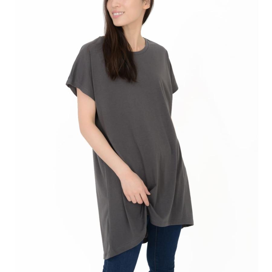 ワンピース レディース 半袖 TRUSS トラス 4.3オンス ウィメンズ ドルマン ワンピース wdo-805 体型カバー ブラック グレー オフホワイト ピンク など :wdo805-01 ...
