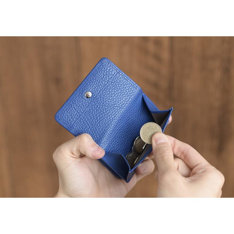 豊岡財布 三つ折り財布 本革 ミニ 小さい anti-mode style Colors 日本