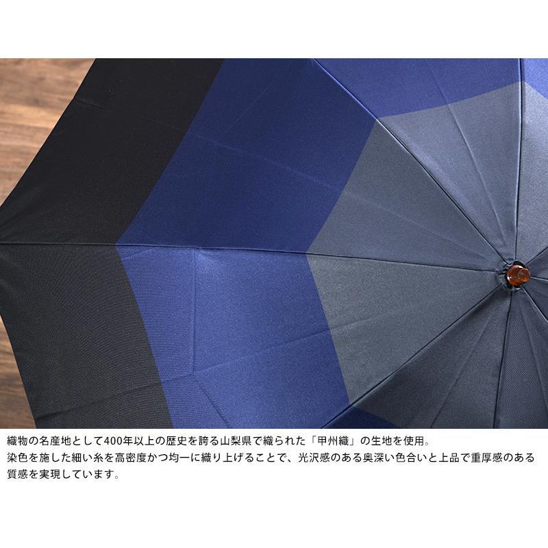 小宮商店 折傘 メンズ 軽量 折りたたみ傘 55cm 8本骨 スリー 甲州織