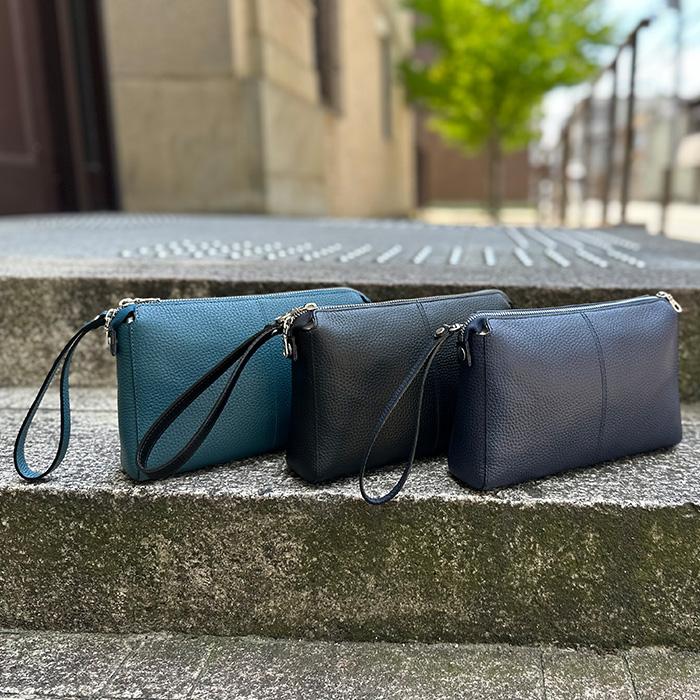 SADDLE 2wayセカンドバッグ メンズ 小さめ 冠婚葬祭 革 本革 レザー