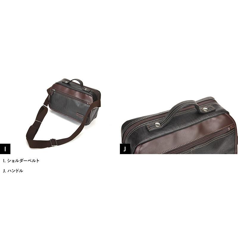 ショルダーバッグ メンズ 横型 POLOFIELD ハンドル付きショルダー