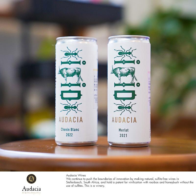 ワイン 人気 おすすめ AUDACIA ルイボスワイン お試し 2缶セット ナチュラルワイン 赤ワイン 白ワイン : メンズ ...