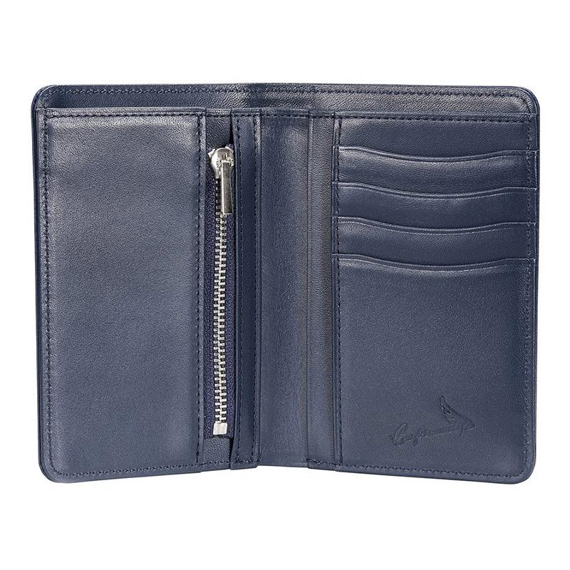 豊岡財布 craftsmanship ミドル財布 小銭入れあり AI（藍） 男性