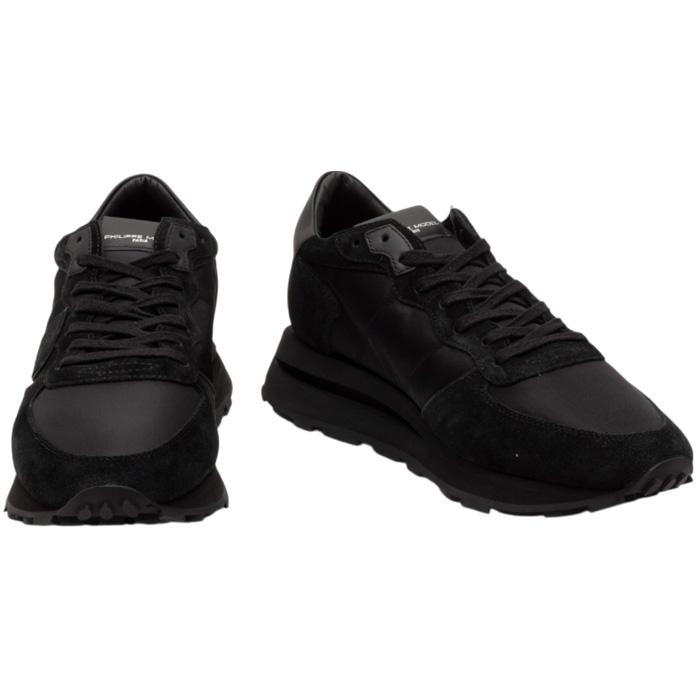 PHILIPPE MODEL 【返品交換可】PHILIPPE フィリップ モデル TKLU ローカットスニーカー W013 NOIR ブラック ...